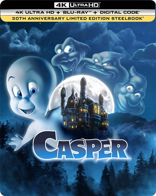 Casper 30th Anniversary Limited Edition 4K Ultra HD Blu-ray + Steelboo – Kishkash Entertainment