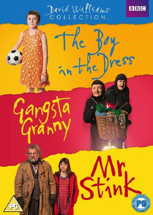 David Walliams Collection The Boy in the Dress Gangsta Granny Mr Stink ...
