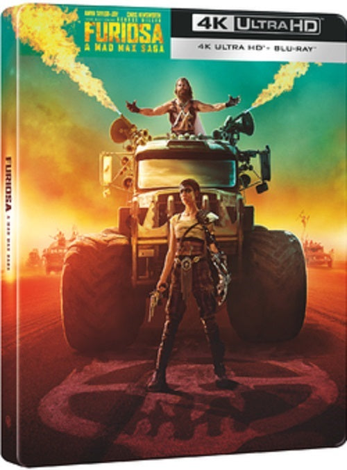 Mad Max Furiosa Limited Edition Steelbook New 4K Ultra HD Region B Blu – Kishkash Entertainment