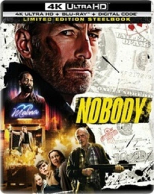 Nobody Limited Edition 4K Ultra HD New Blu-ray + Digital + Steelbook P – Kishkash Entertainment