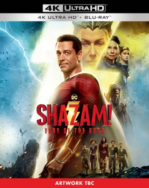 Shazam Fury Of The Gods (Zachary Levi) New 4K Ultra HD Region B Blu-ra – Kishkash Entertainment