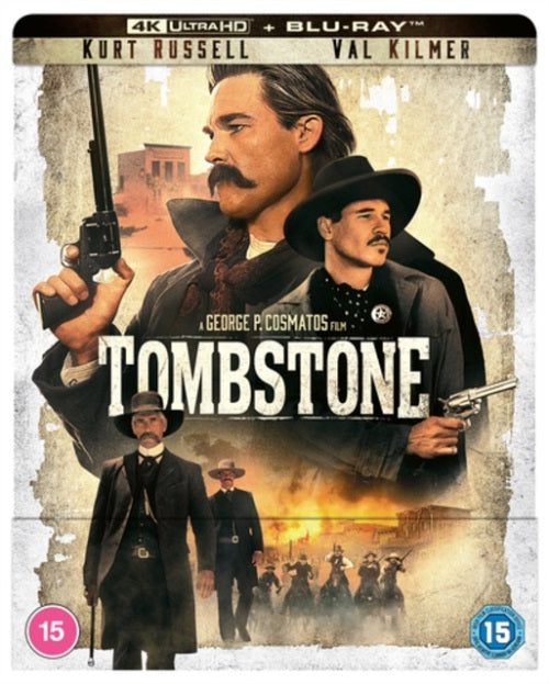 Tombstone Limited Edition New 4K Ultra HD Region B Blu-ray + Steelbook – Kishkash Entertainment
