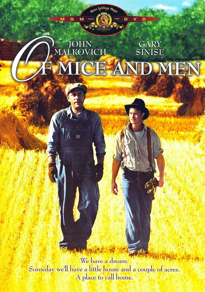 Of Mice And Men (John Steinbeck John Malkovich Gary Sinise) DVD Region ...