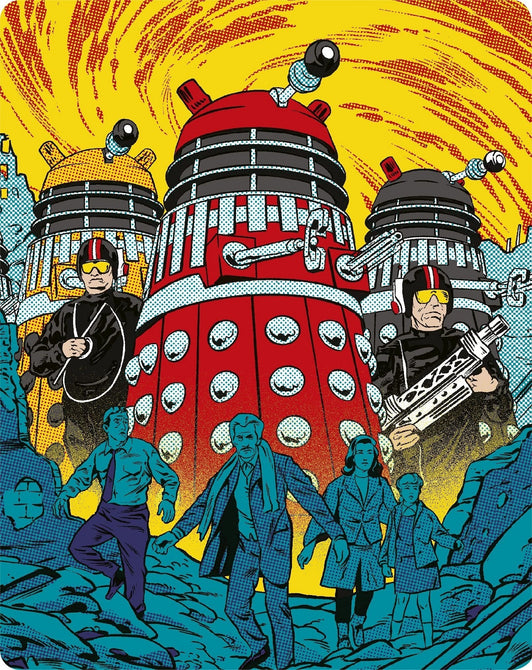 Daleks Invasion Earth 2150 AD New 4K Ultra HD Region B Blu-ray + Steel ...