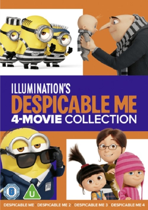 Despicable Me 4 movie Collection (Steve Carell) New DVD Box Set Presal ...