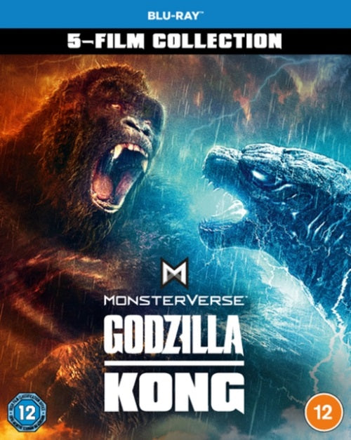 Godzilla X Kong Monsterverse 5 film Collection Region B Blu-ray Box Se ...