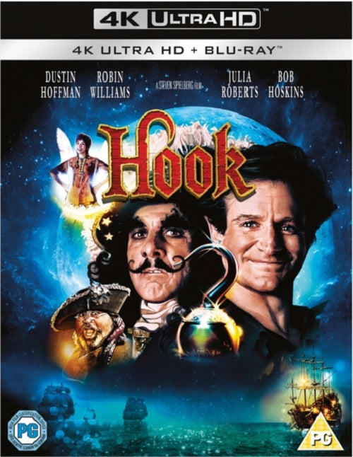 Hook (Dustin Hoffman Robin Williams) New 4K Ultra HD Region B Blu-ray ...