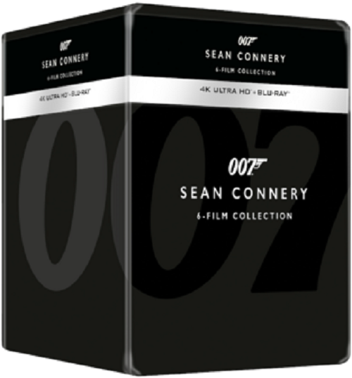 James Bond Sean Connery Collection 6 Film Limited 4K Ultra HD Steelboo ...