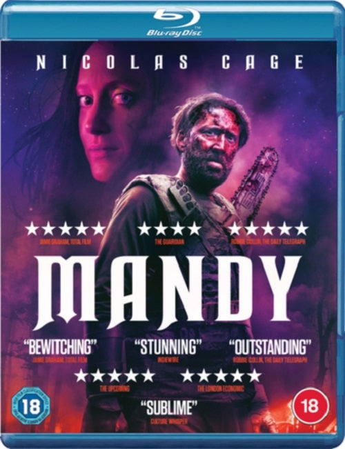 Mandy (Nicolas Cage Andrea Riseborough Linus Roache) New Region B Blu ...