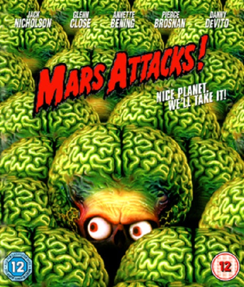 Mars Attacks (Jack Nicholson Tim Burton) Blu-ray Region B New ...