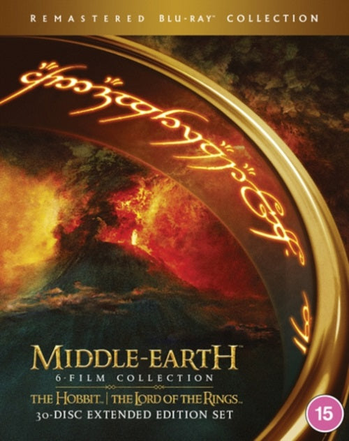Middle Earth Collection The Hobbit + Lords of the Rings 6 Film Extende ...
