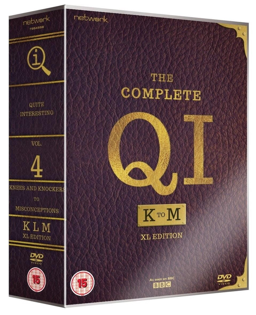 The Complete QI K-M Series K L M (Stephen Fry) New Region 2 DVD ...