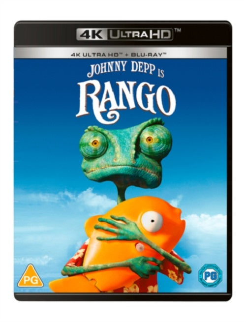 Rango (Johnny Depp Timothy Olyphant) New 4K Ultra HD Region B Blu-ray ...