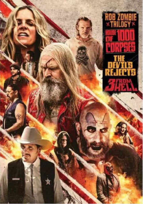 Rob Zombie Trilogy 3 FROM HELL HOUSE OF 1000 CORPSES DEVILS REJECTS NE ...