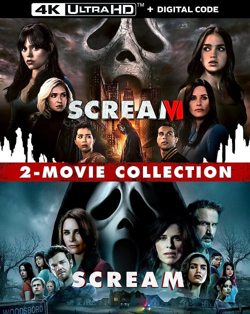 Scream VI + Scream 2022 2 Movie Collection 6 Six New 4K Mastering Blu ...