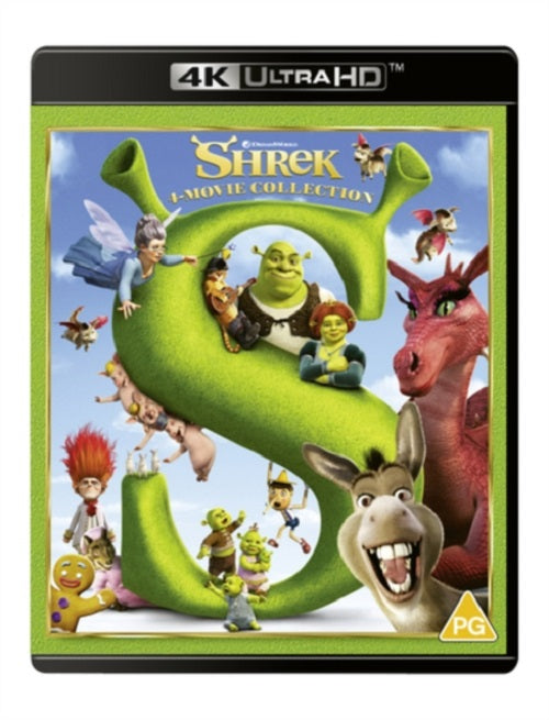Shrek 1 2 3 4 Complete Movie Collection 4K Ultra HD Region B Blu-ray B ...