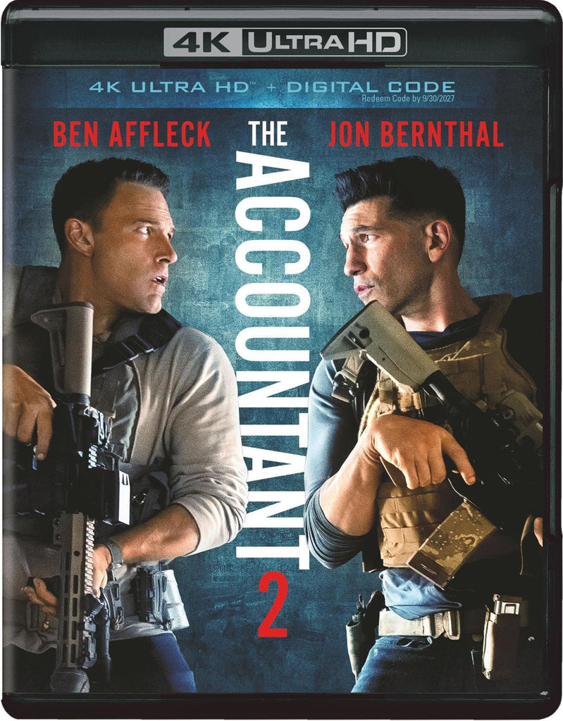 The Accountant 2 (Ben Affleck Jon Bernthal) Two 4K Ultra HD Blu-ray Pr ...