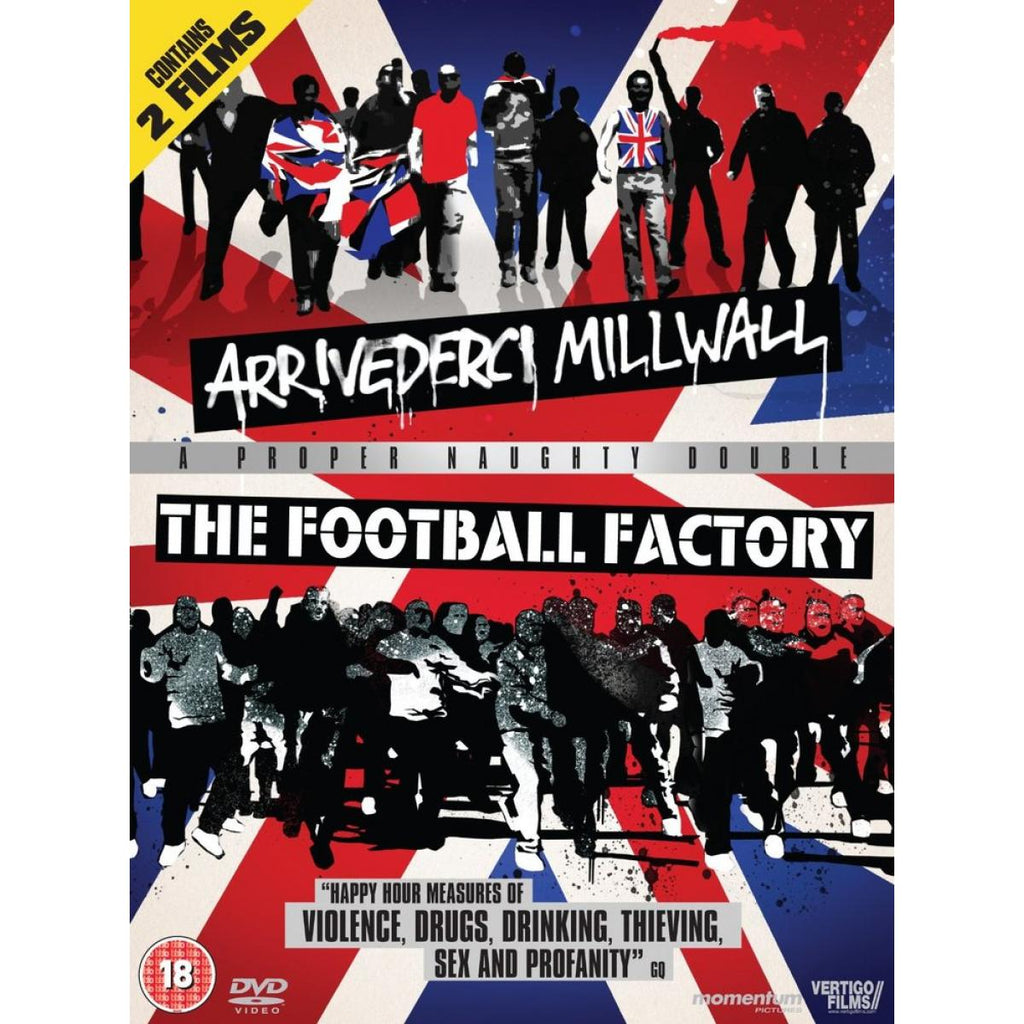 The Football Factory + Arrivederci Millwall Region 2 DVD New (2 Discs ...