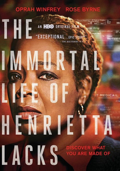 The Immortal Life Of Henrietta Lacks (Oprah Winfrey Rose Byrne) DVD Pr ...