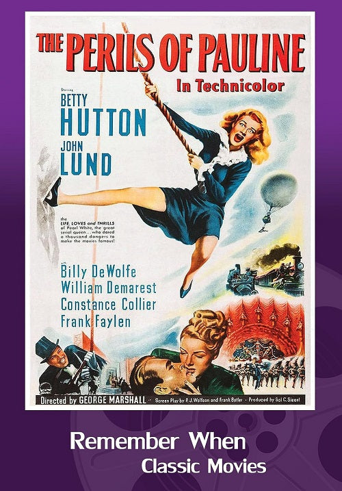 The Perils of Pauline (Betty Hutton John Lund Billy De Wolfe) New DVD ...