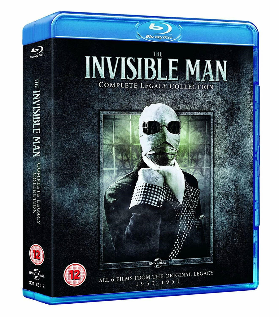 The Invisible Man Complete Legacy Collection Claude Rains 6xFilms Reg ...