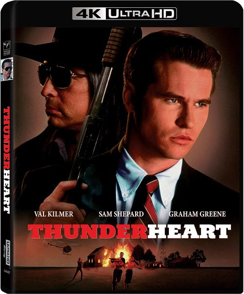 Thunderheart (Val Kilmer Sam Shepard) 4K Ultra HD Blu-ray + Digital Pr ...