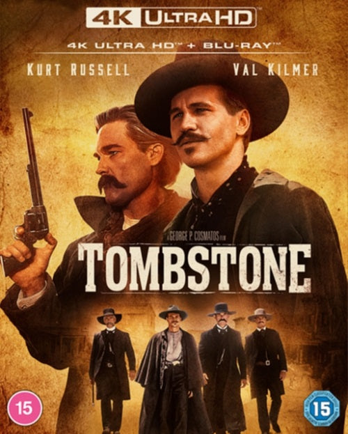 Tombstone (Val Kilmer Kurt Russell) New 4K Ultra HD Region B Blu-ray P – Kishkash Entertainment