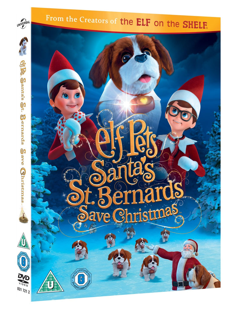 Elf Pets Santa's St Bernards Save Christmas New Bernards DVD Region 4 ...