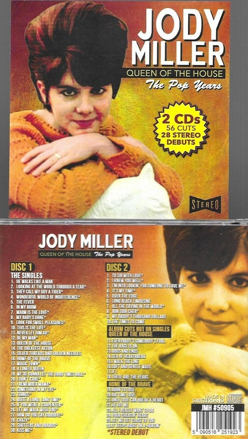 Jody Miller Queen Of The House The Pop Years 2 Disc New CD – Kishkash ...