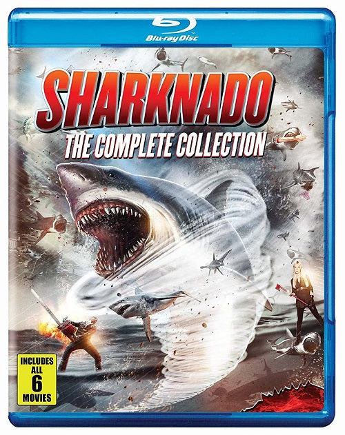 Sharknado 1 2 3 4 5 + Its About Time The Complete Collection New Blu-r ...