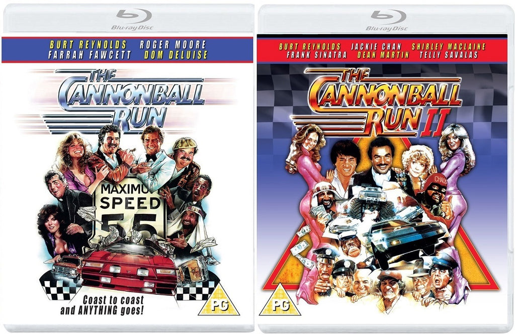 The Cannonball Run + The Cannonball Run 2 Blu-ray Region B New 1 + 2 ...