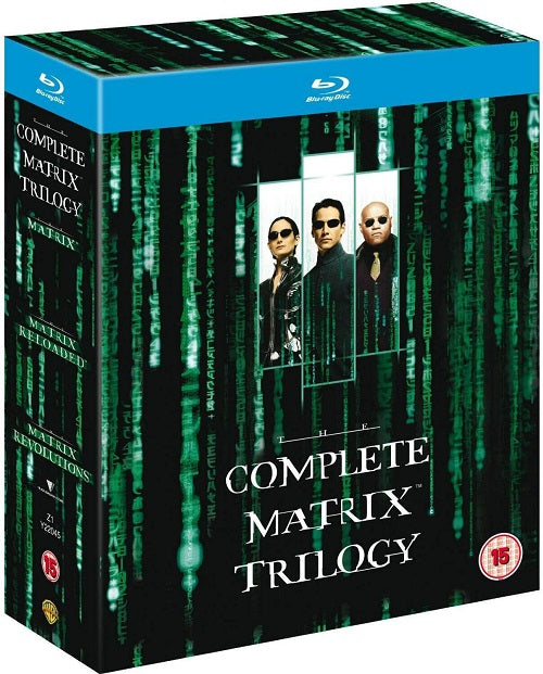 The Matrix Trilogy (Matrix + Reloaded + Revolutions) Blu-ray Region B ...