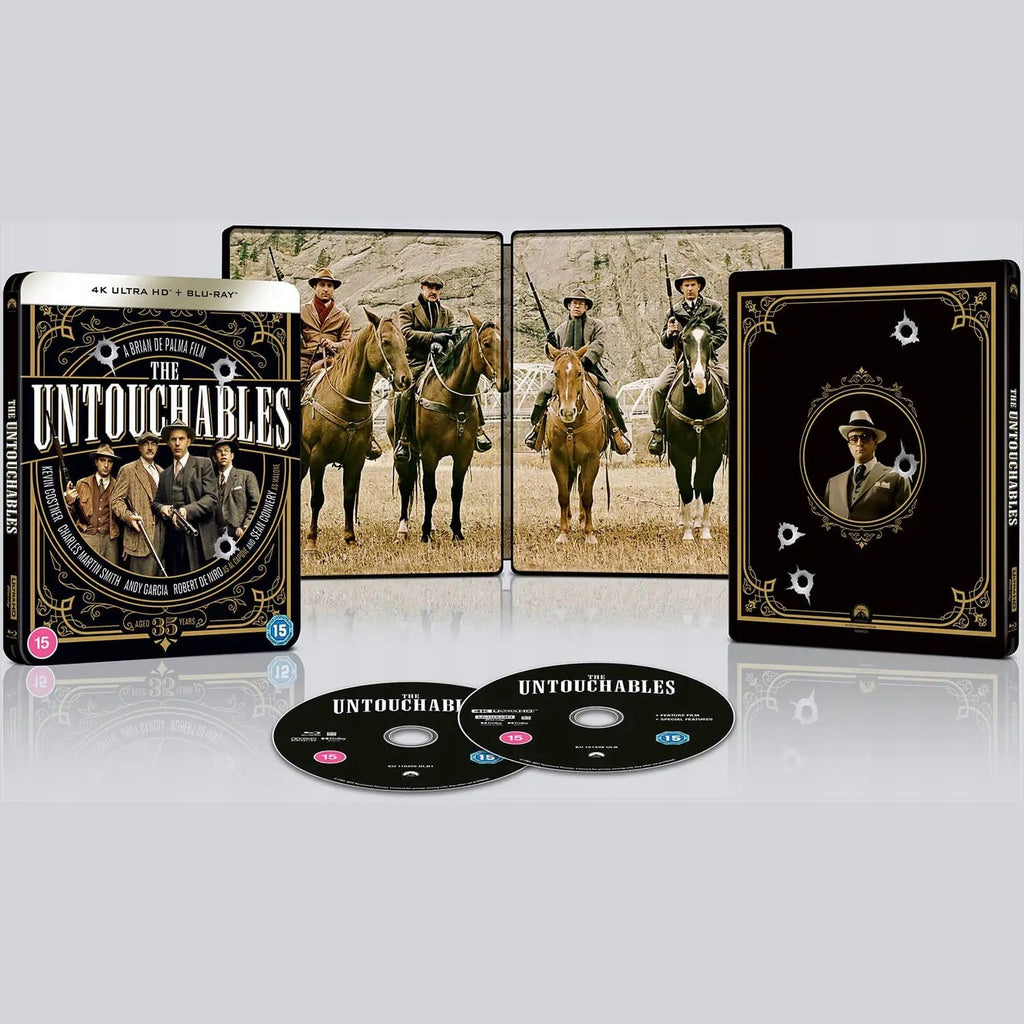 The Untouchables 4K Ultra HD Region B Blu-ray + Steelbook (Kevin Costn ...